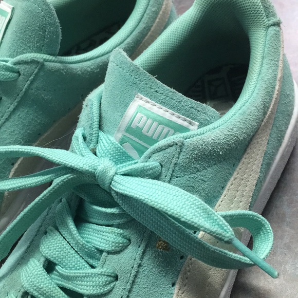Puma | Shoes | Puma Mint Suede | Poshmark